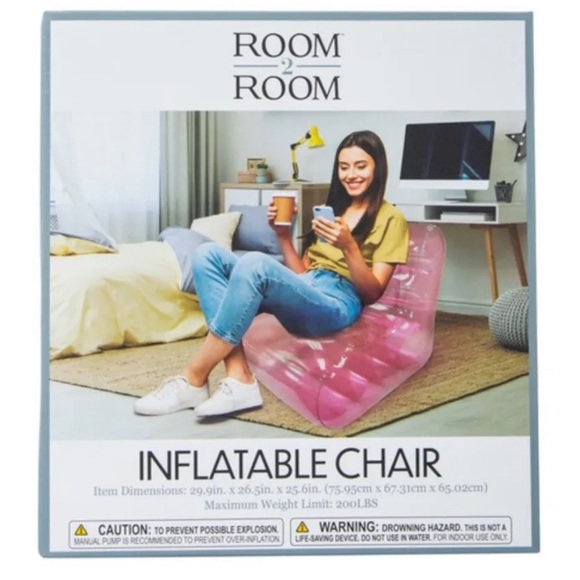 Room 2 Room | Other | Y2k 9s Style Pink Inflatable Lounge Chair | Poshmark